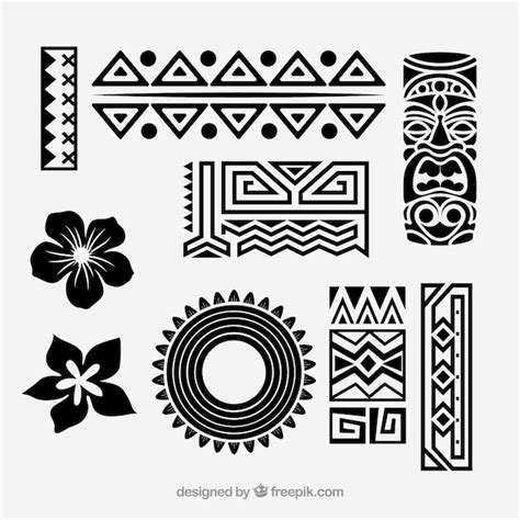 Vetor Tribal Havaiano Hawaiian Tribal Vectors Download Free