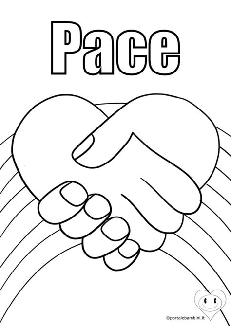 Disegni Sulla Pace Da Colorare Portalebambiniit