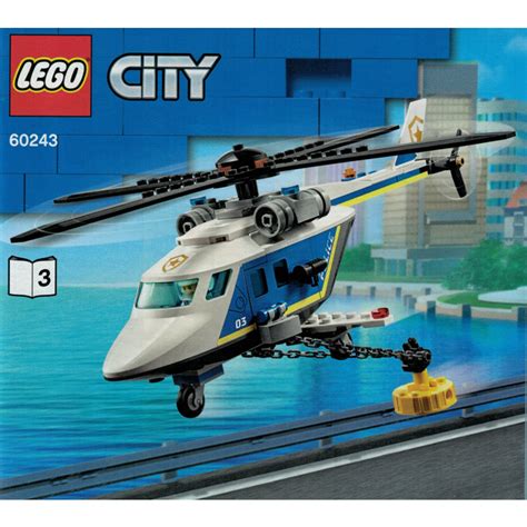Lego Police Helicopter Chase Set 60243 Instructions Brick Owl