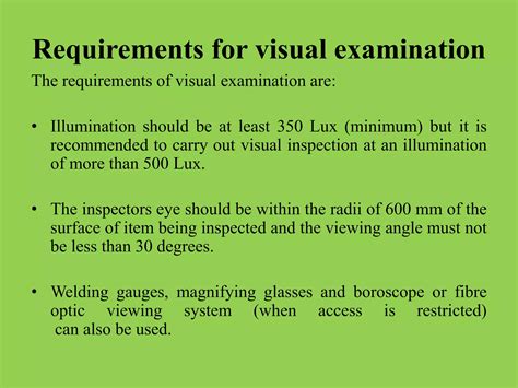 Ndt Visual Inspection Pptx