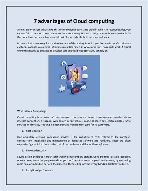 7 Advantages Of Cloud Computing