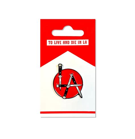 To Live And Die In La Enamel Pin Kings Rideshop