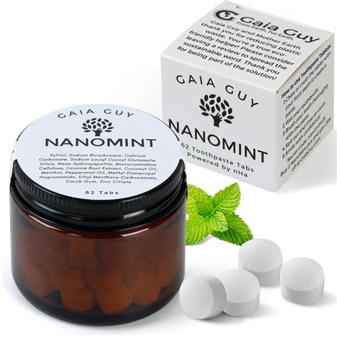 Nano Hydroxyapatite Remineralizing Toothpaste Tabs Nanomint Toothpas