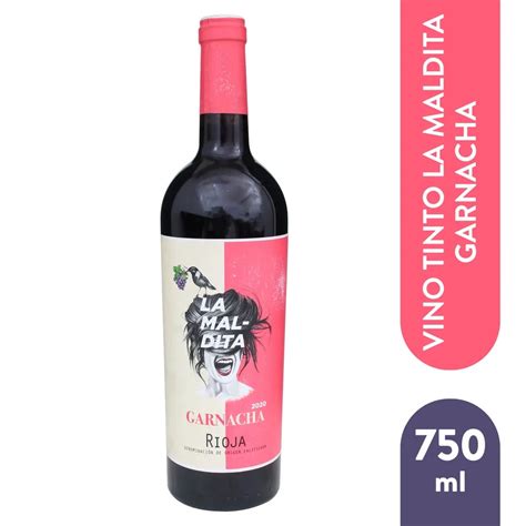 Vino La Maldita Garnacha Tinta 750ml Walmart Honduras