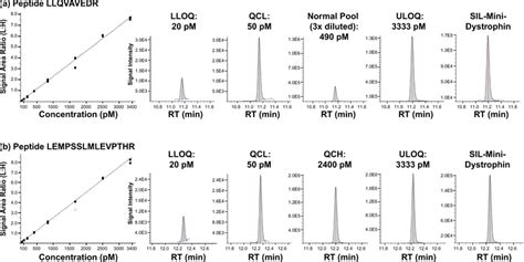 Calibration Curves And Chromatograms Representative Calibration Curves