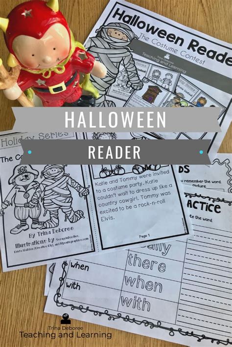 Halloween Reader The Costume Party Emergent Reader Halloween Themed Activities Makerspace