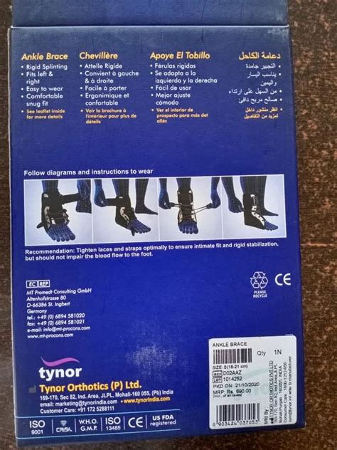 Tynor Ankle Brace Size Medium At ₹ 690 Piece In Guwahati Id