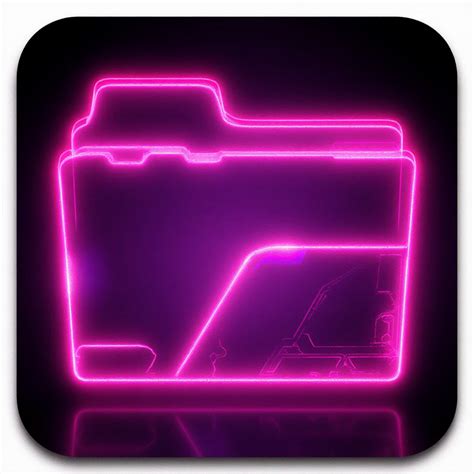 Cyberpunk Digital Folder Icon Stable Diffusion Online