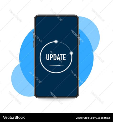Data Update Or Synchronize With Bar Process Vector Image