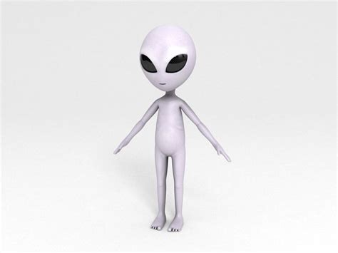 외계인 캐릭터 3d 모델 32 Max Obj Fbx Free3d