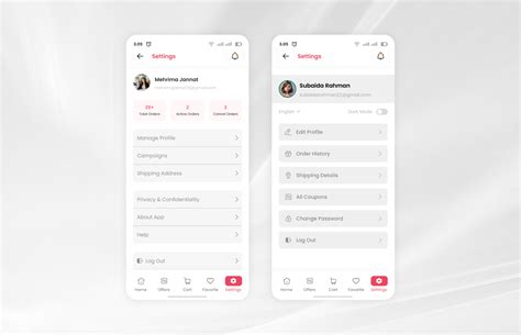 Ecommerce Settings Ui Kit Figma