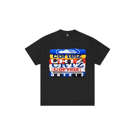 Corteiz Stack Tee Black N Hype