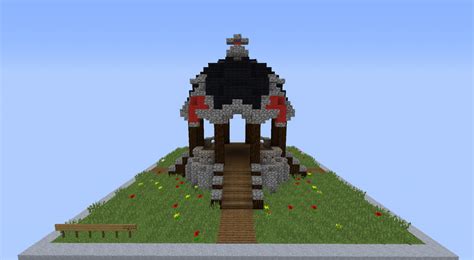 Medievalrusticfantasy Gazebo Schematic Minecraft Map