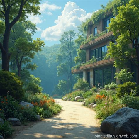 A Colorful School Environment Stable Diffusion Online