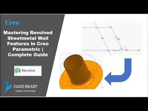 Mastering Revolved Sheetmetal Wall Features in Creo Parametric | Complete Guide - YouTube
