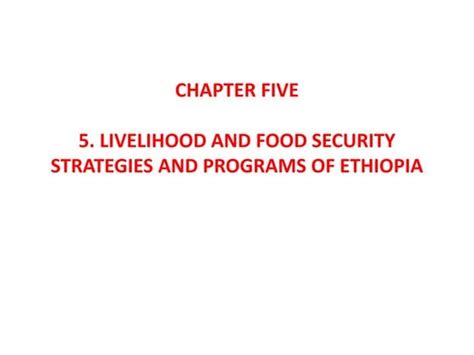 Sustainable Livelihood Framework Pptx Government Support And