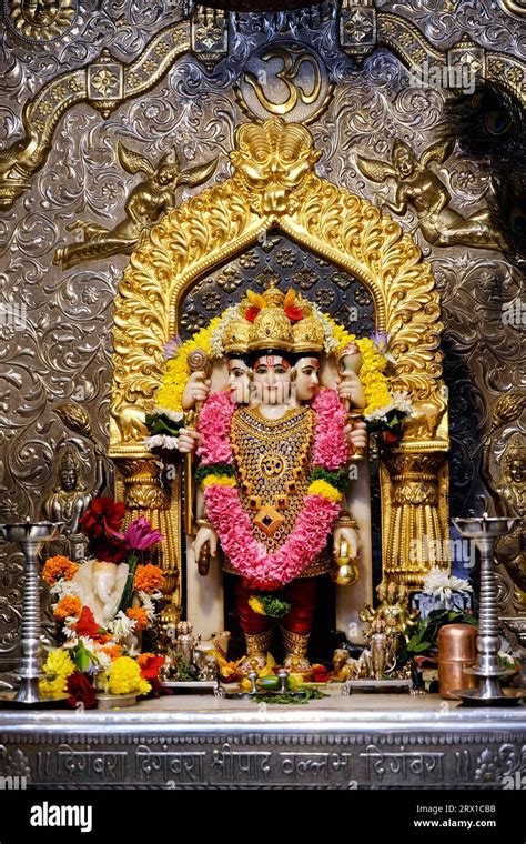 21 September 2023 Pune Maharashtra India The Shri Datta Mandir Is The First Temple Of Lord