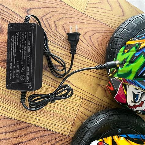 42v 2a Electric Scooter Charger With 3 Prong Connector For 36v Pocket