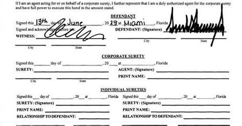 Trumps Bond Paperwork No Bail He Was Rord Album On Imgur