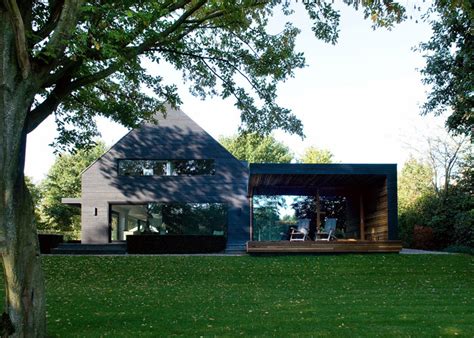 House In The Netherlands Upgraded With Black Cladding