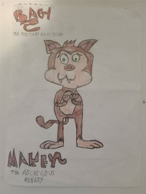 Mankey Bagi The Monster Of Mighty Nature By Marcioaraujo21 On Deviantart