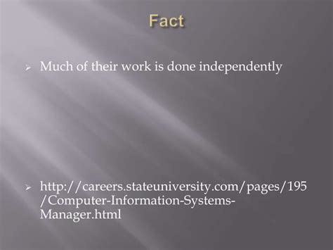 Computer And Information Systems Managers Ppt