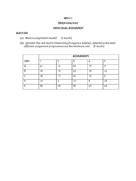 Qm 211 Individual Assignment 2024 Pdf