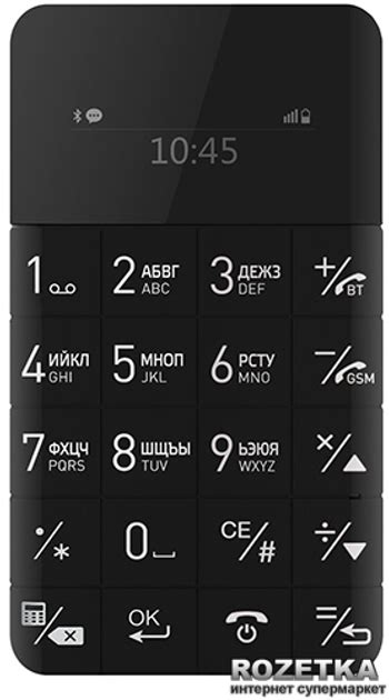 Мобильный телефон Elari CardPhone Black (LR-CP-BLCK) – фото, отзывы ...