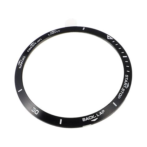 Getajghsd Watch Bezel Ring 1set Black With Fenix 5 Case In 1 8x1 8in