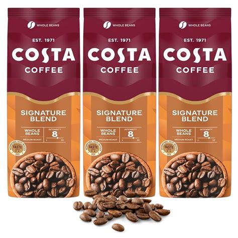 Costa Coffee Kawa Signature Blend Medium Ziarnista Coffee Beans 3 Kg