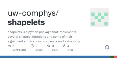 Github Uw Comphysshapelets Shapelets Is A Python Package That Implements Several Shapelet