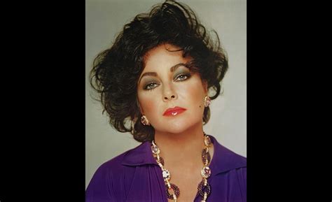 Elizabeth Taylor Looking Very 80s Wearing One Of Her Van