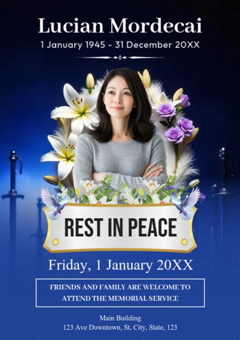 Funeral Template Postermywall
