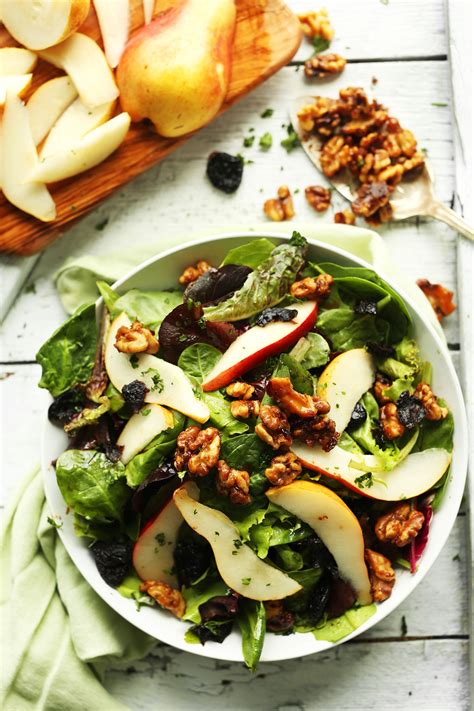 Pear Balsamic Salad Recipe Easy And Flavorful