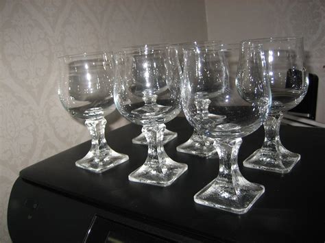 Retro Vintage Sex Fina Rosenthal Vin Glas Group Köp På Tradera 672181421