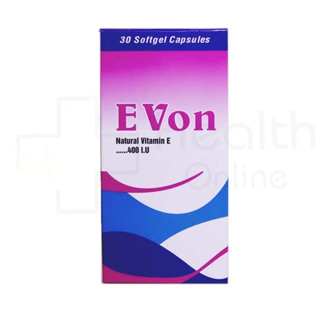 Evon Soft Gelatin Cap 30s Price In Pakistan