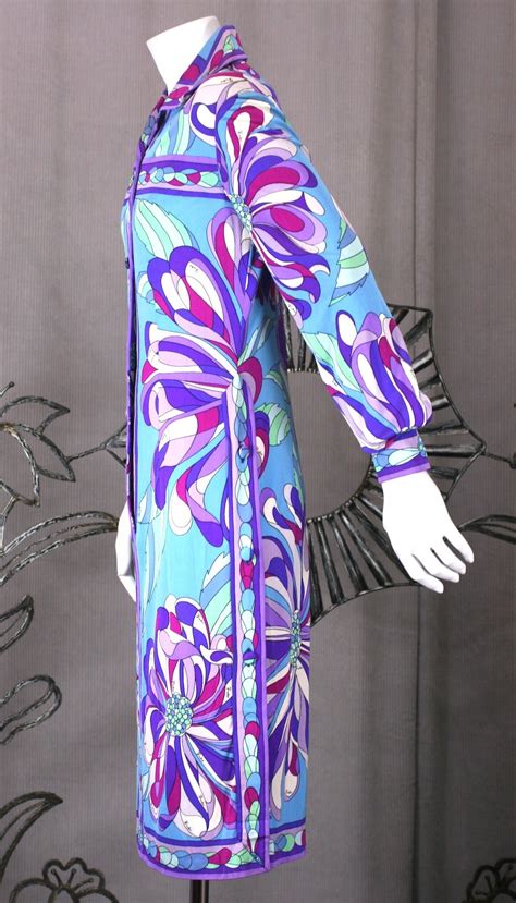 Emilio Pucci Side Slit Shirtwaist For Sale At 1stdibs Roberta Pucci Silva