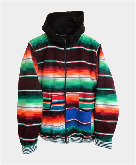 Sudadera Artesanal En Colores Mexicanos Aml Textil