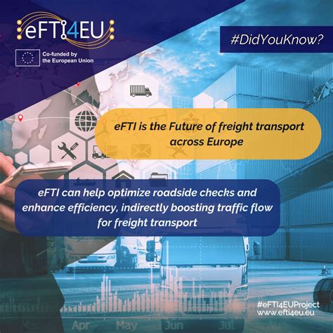 Efti4eu Project On Linkedin Didyouknow Efti Eu Europe Efti4eu