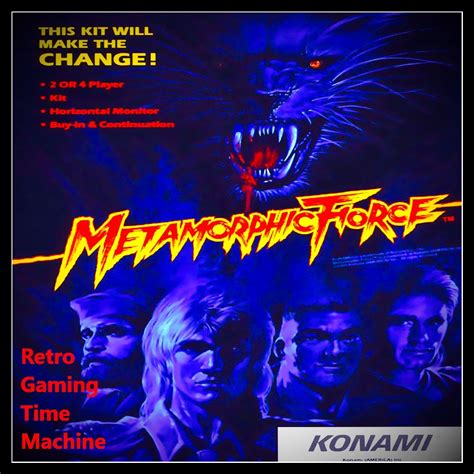 Metamorphic Force 1993 Konami Retro Video Games Arcade