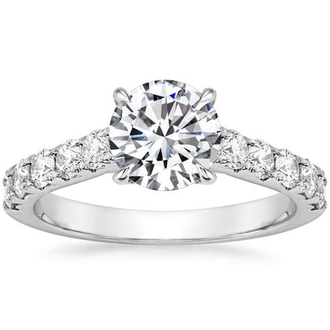 18k White Gold Luxe Anthology Diamond Ring Top 10 Engagement Rings