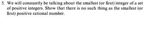 Solved 5 We Will Constantly Be Talking About The Smallest Chegg Com