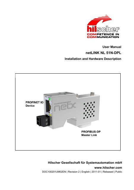 Netlink Nl 51n Dpl Hilscher