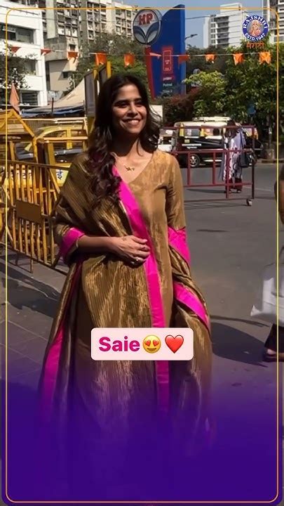 Rajshri Marathi Spotted Saie Tamhankar She Carries Tradition With