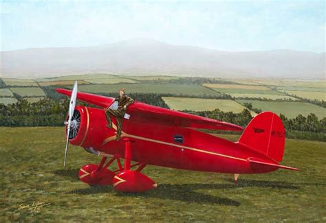 Amelia Earhart Plane In Color Sam Lyons Focuses On One Of Amelias Most Successful Flights