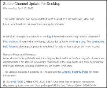 Chrome Critical Security Bug Update Chrome NOW Daves Computer Tips