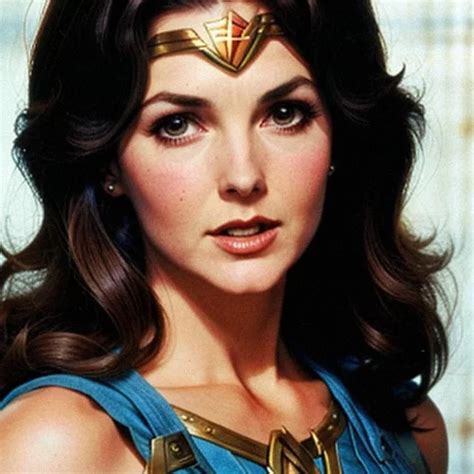 1977 Cbs Wonder Woman Lynda Carter Peril Situation Free Ai Art Generator