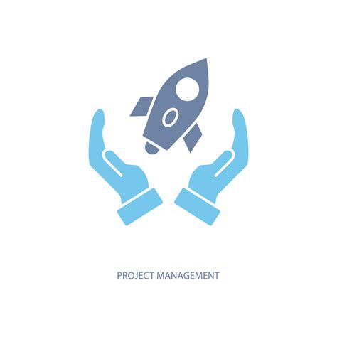 Project Management Concept Line Icon Simple Element Illustration