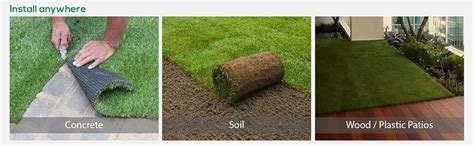 Pzg Commerical Artificial Grass Patch W Drainage Holes