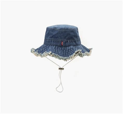 Drawstring Bucket Hat Blue Levis® Cz